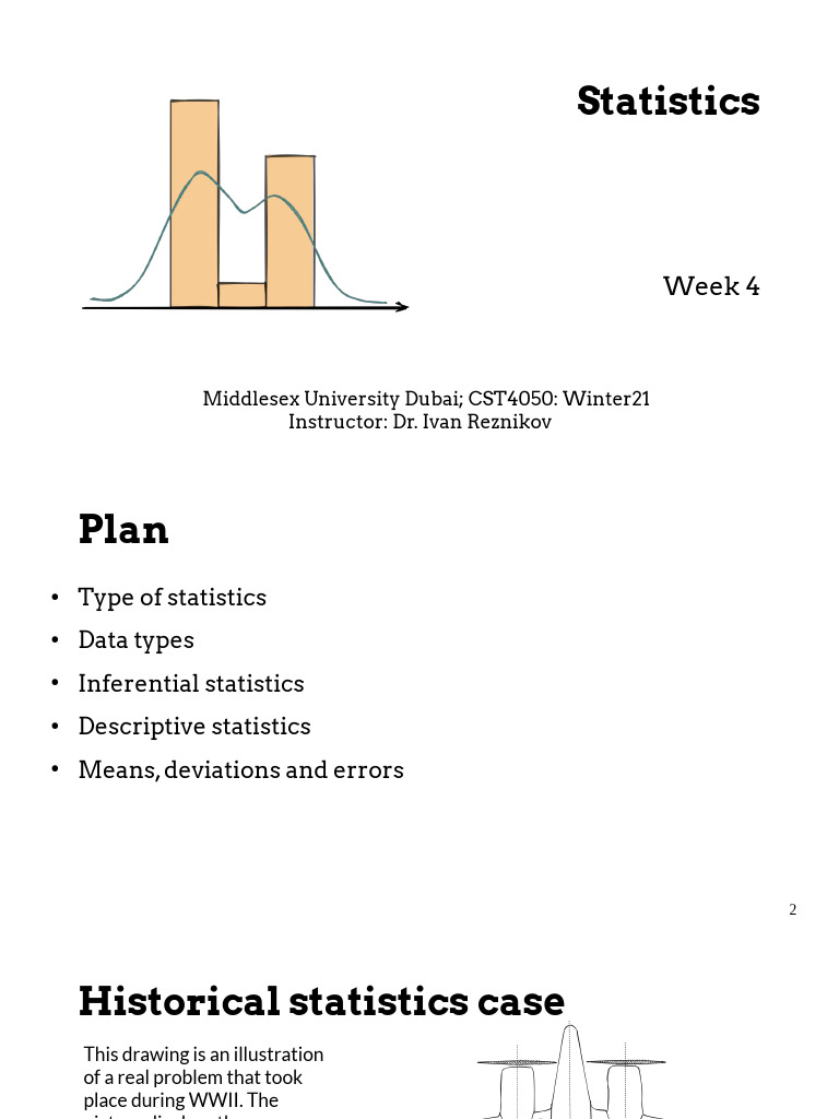 Lecture PDF of Statistics | PDF | Statistics | Descriptive Statistics