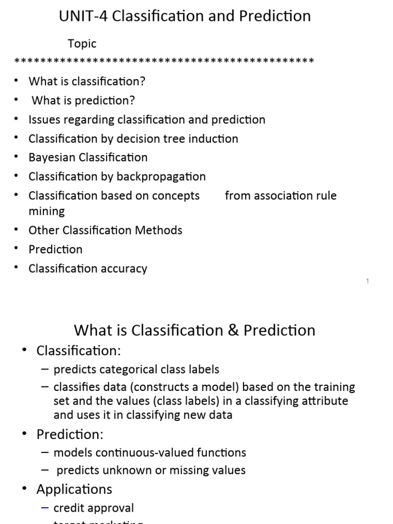 DM Unit 3 | PDF | Statistical Classification | Bayesian Network