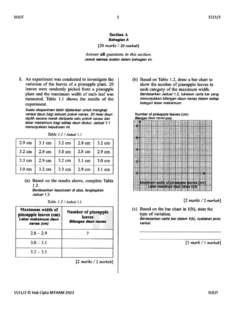 PAT Sains T4 K2 2023 | PDF