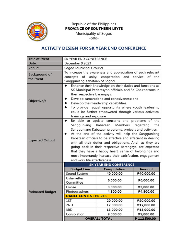 SK Year End Conference Design | PDF
