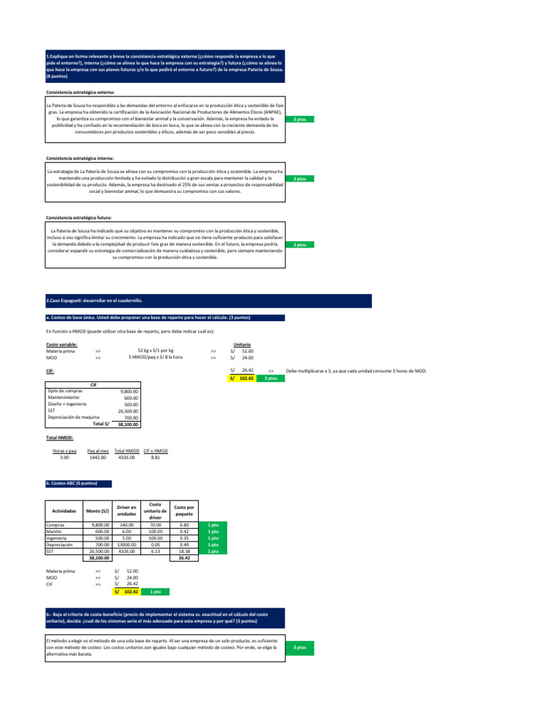 Perfil de Solución de Examen Sustitutorio de PE2 2023-I | PDF | Business | Economias