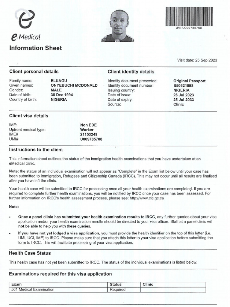 Canada Medicals | PDF