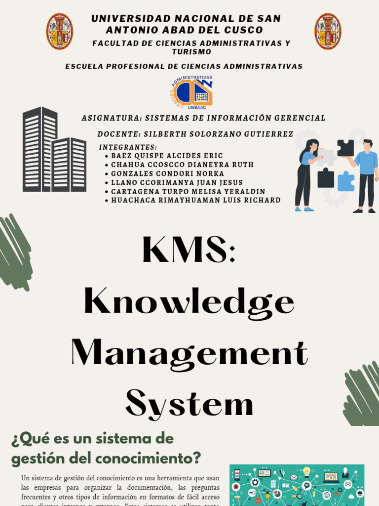 KMS (Knowledge Management System) | PDF | Conocimiento administrativo | Información