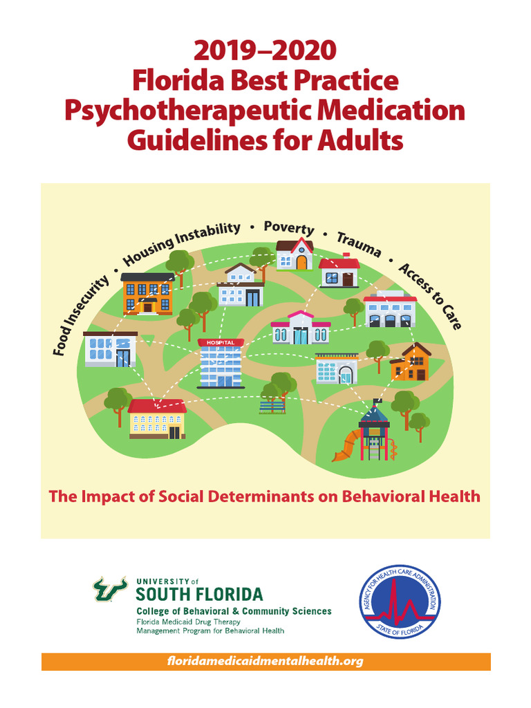 2019 Psychotherapeutic Medication Guidelines For Adults With References ...