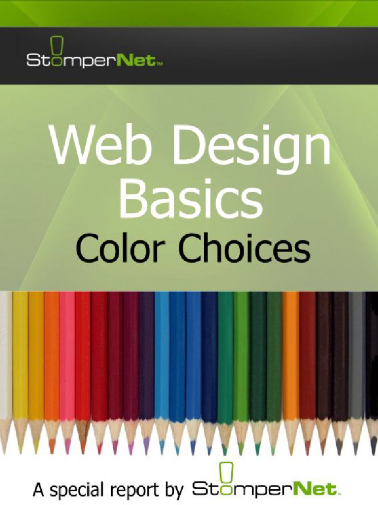 Web Design Basics Color Choices - StomperNet | PDF | Computer Monitor ...