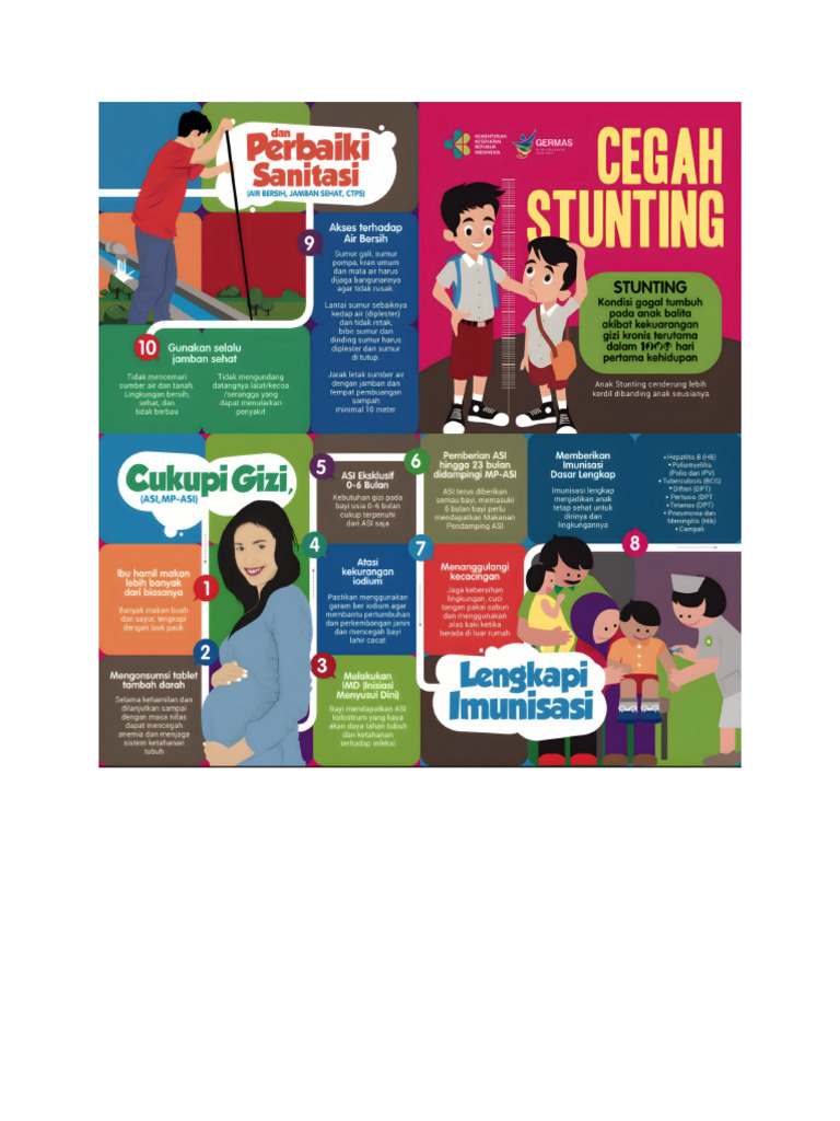 Leaflet Cegah Stunting | PDF