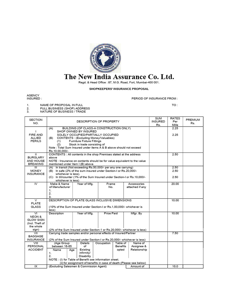 Shop Keeper | PDF | Insurance | Business Law