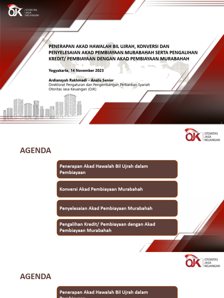 Akad Hawalah Bil Ujrah & Murabahah | PDF
