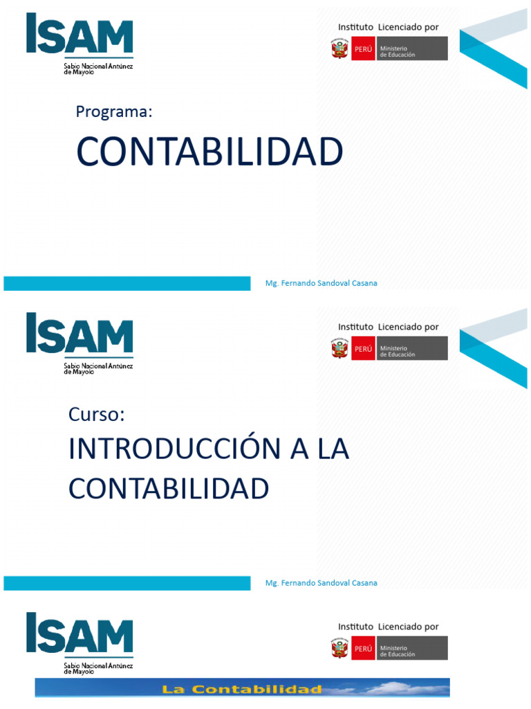 Isam-Introduccion A La Contabilidad PPT Isam 2023 - 11 | PDF | Estado ...