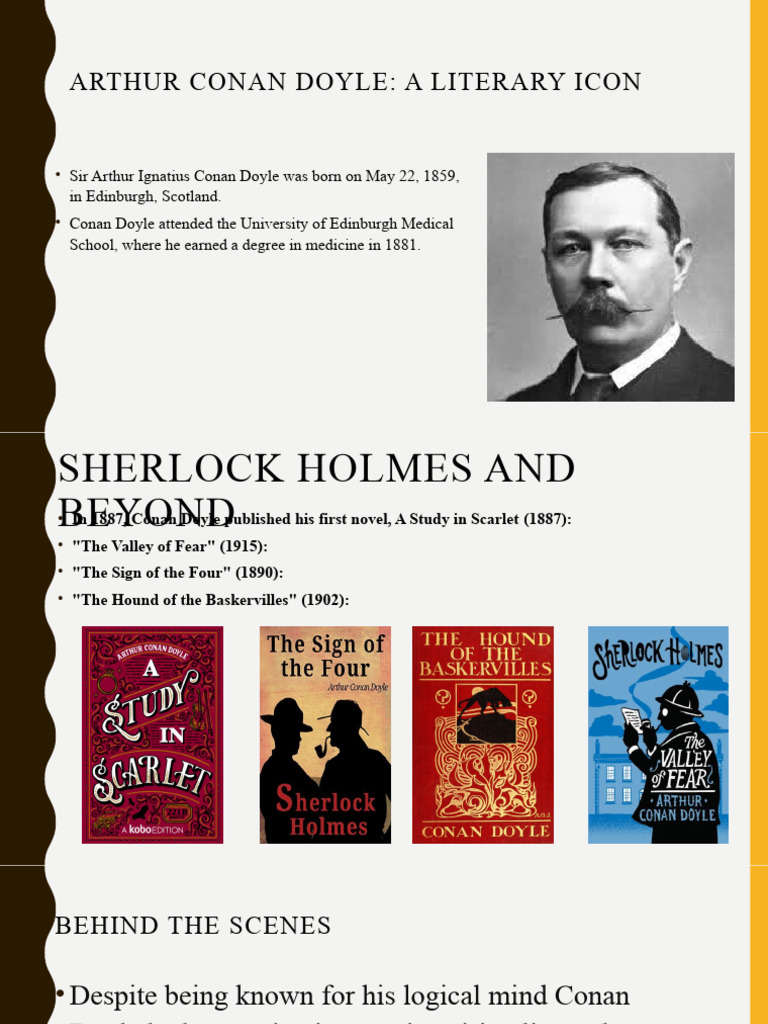 Arthur Conan Doyle | PDF | Mystery, Thriller & Crime Fiction | General ...