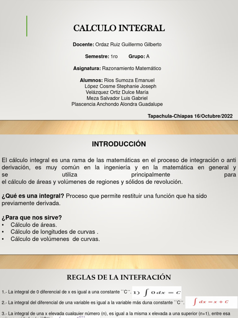 Introducción al Cálculo Integral 2 | PDF | Métodos y materiales de ...