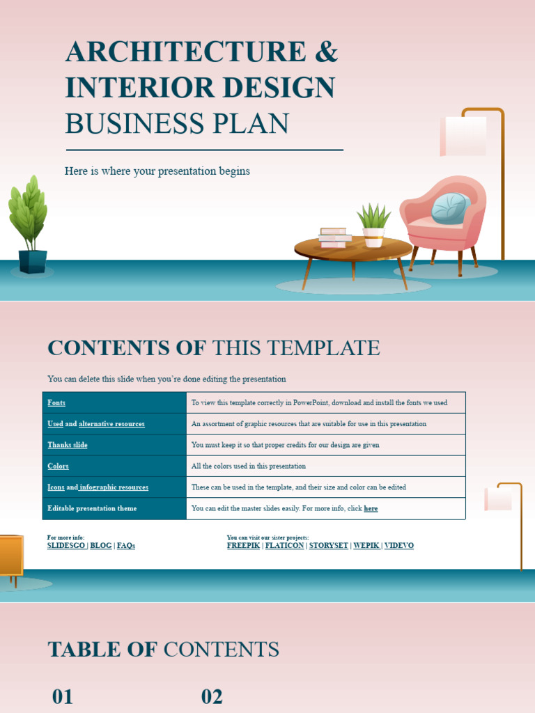Interior Design Business Plan Template | PDF | Marketing | Business Model