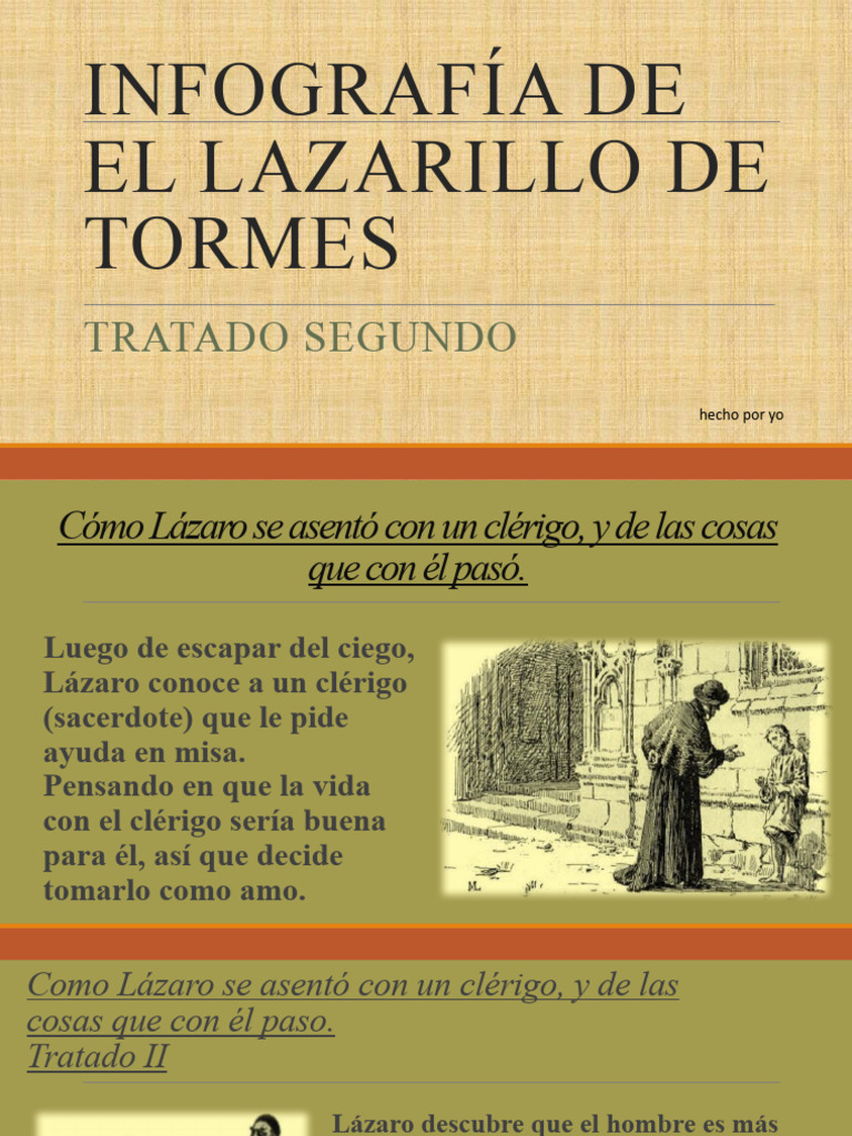 Infografía de El Lazarillo de Tormes | PDF | Religión y espiritualidad