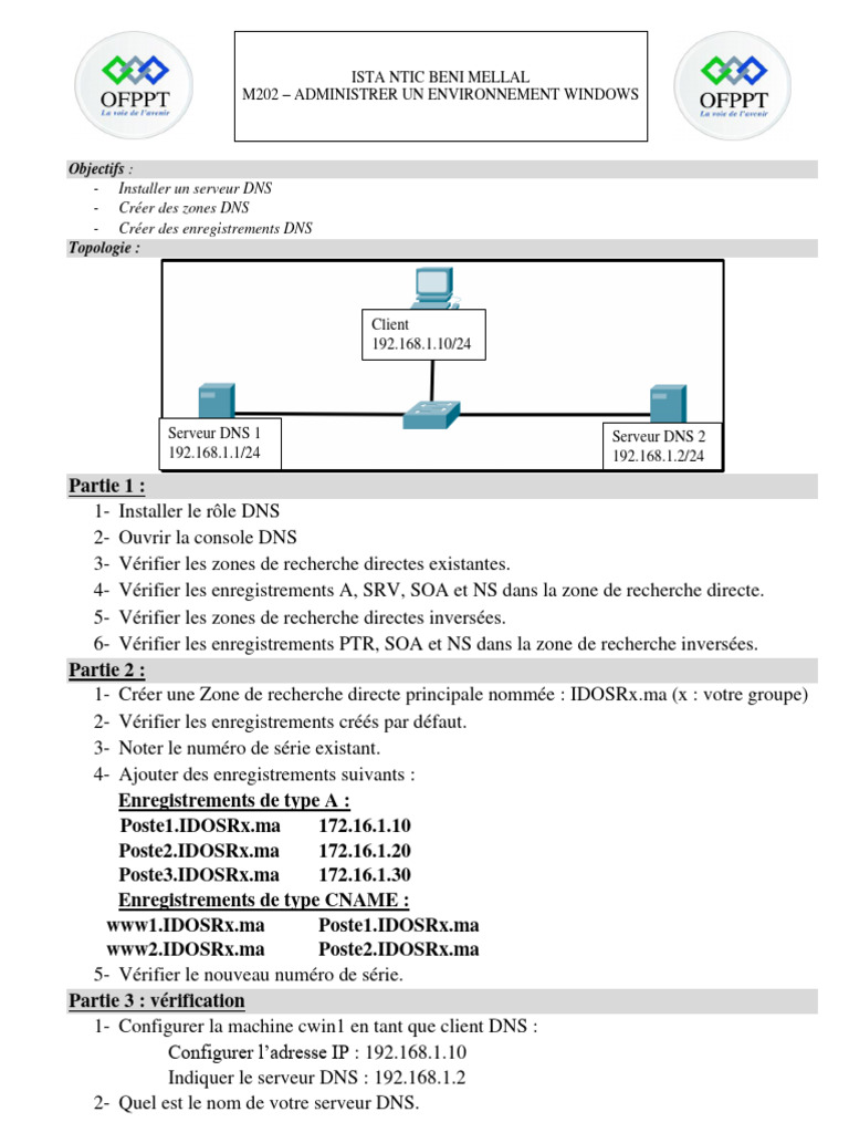 TP004 DNS | PDF | Home & Garden | Computers