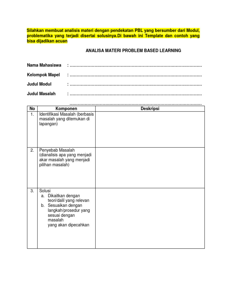 Analisa Materi KB 1,2,3,4 | PDF