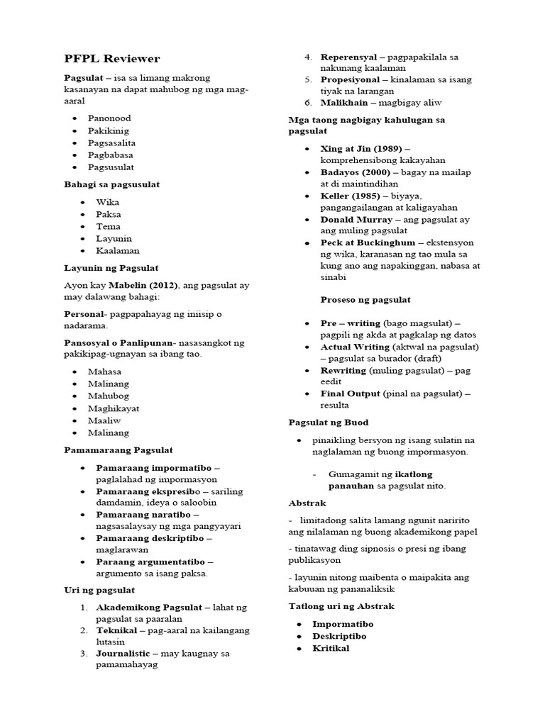 PFPL Reviewer | PDF