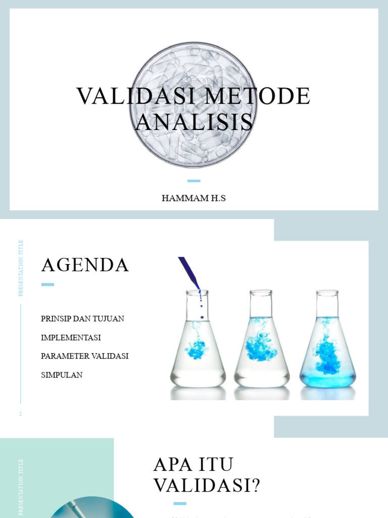 Materi Validasi Metode Analisis | PDF