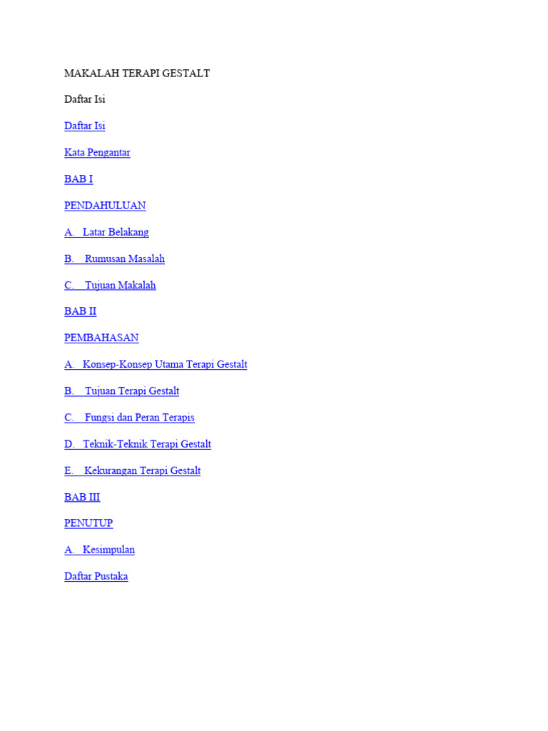 Makalah Terapi Gestalt | PDF | Karier & Perkembangan | Pengembangan Diri