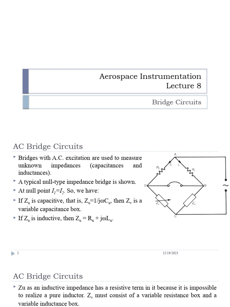 Lecture 8 Aero Instr | PDF | Science & Mathematics