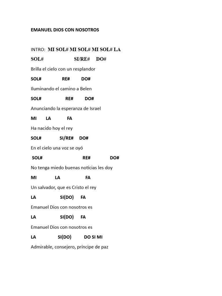 Emanuel Dios Con Nosotros | PDF | Arte | Religión y espiritualidad