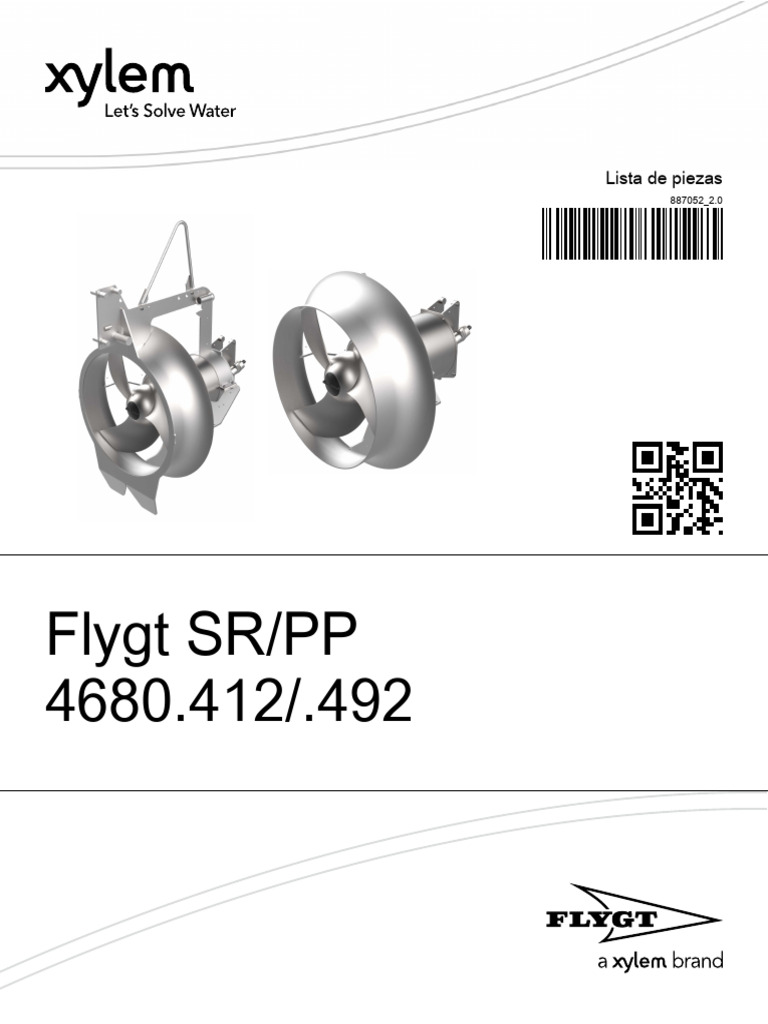Manual Flygt 4680 | PDF | Bienes manufacturados | Ingeniería mecánica