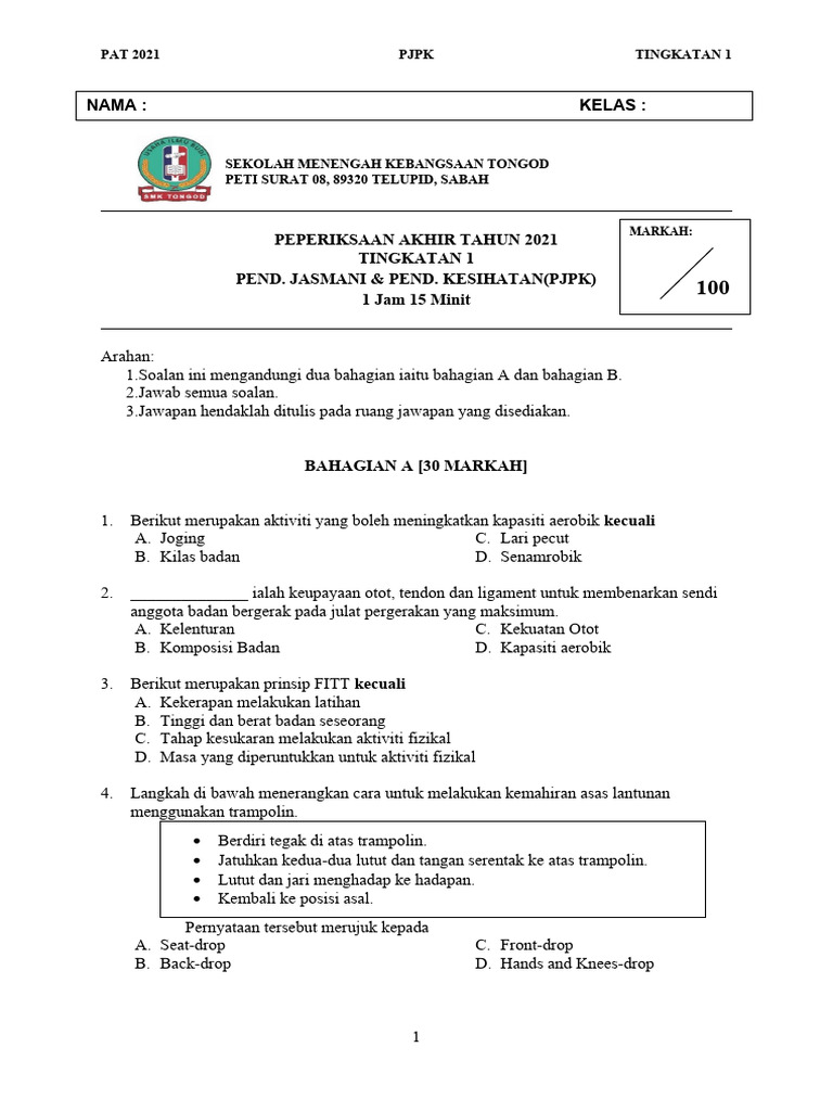 Pat PJPK T1 2021 | PDF