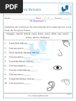 Ordinal Numbers Worksheet For Grade 1 | PDF