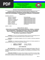 BAC-RESOLUTION Sample | PDF