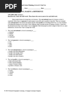 Pathways RW 3 Answer Key - Pathways 3 Reading, Writing, and Critical ...