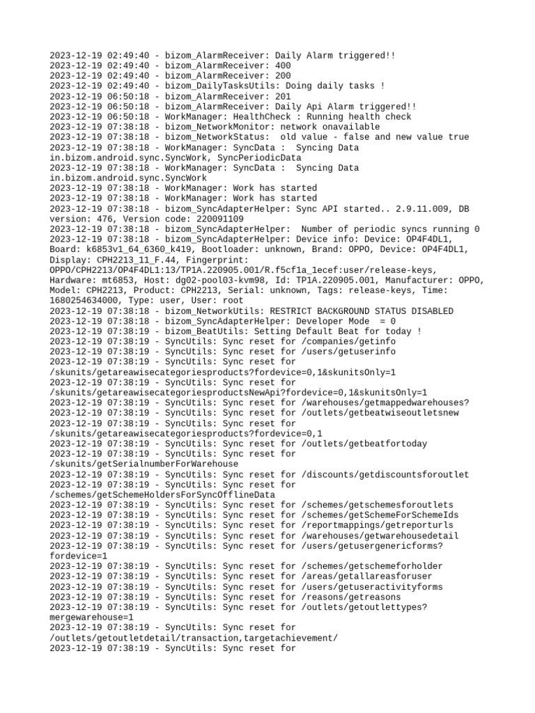 Logg 20231219 | PDF | Java (Programming Language) | Computer Architecture