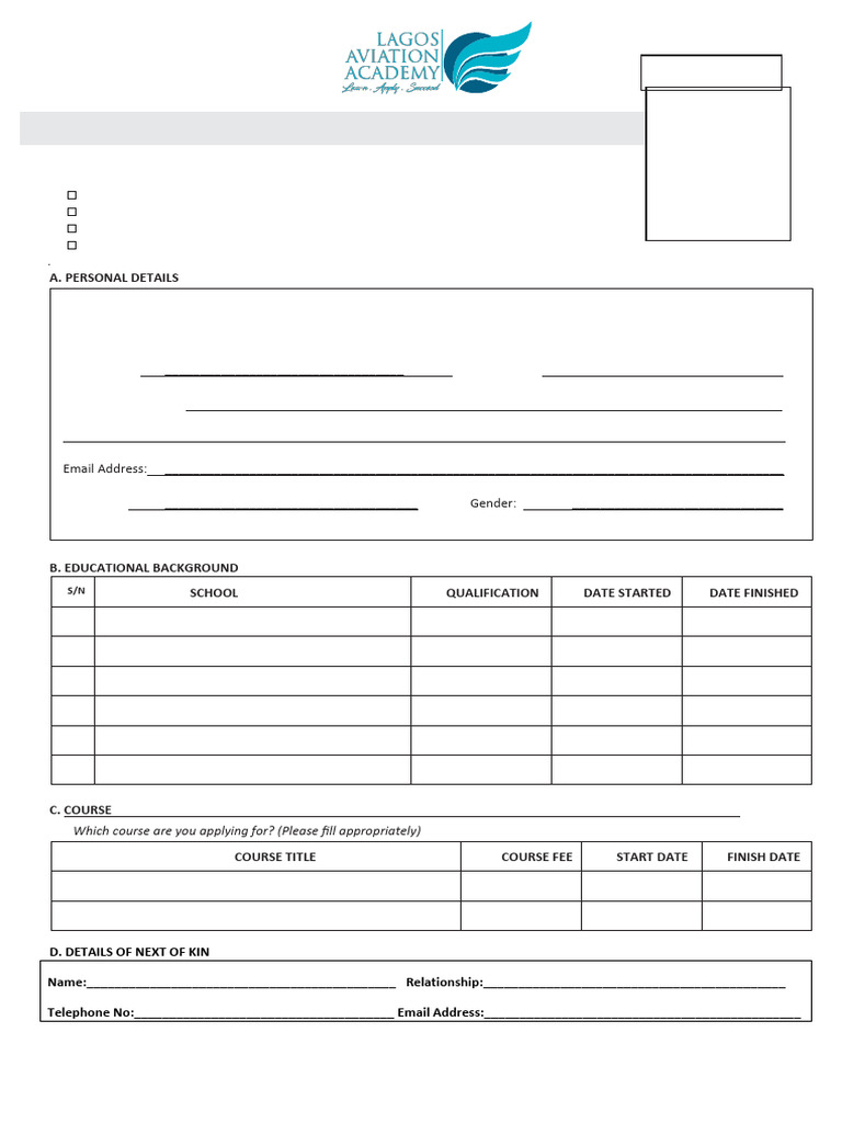 Enrolment Form - LAA - Rev... | PDF | Career & Growth | Finance & Money ...