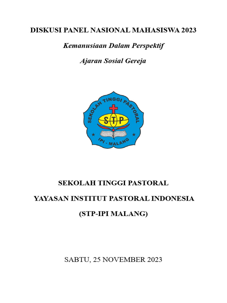 Susunan Acara Diskusi Panel | PDF