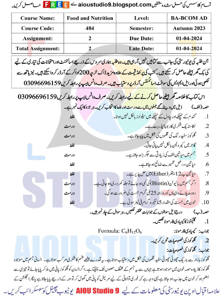 484 2 Autumn2023 | PDF