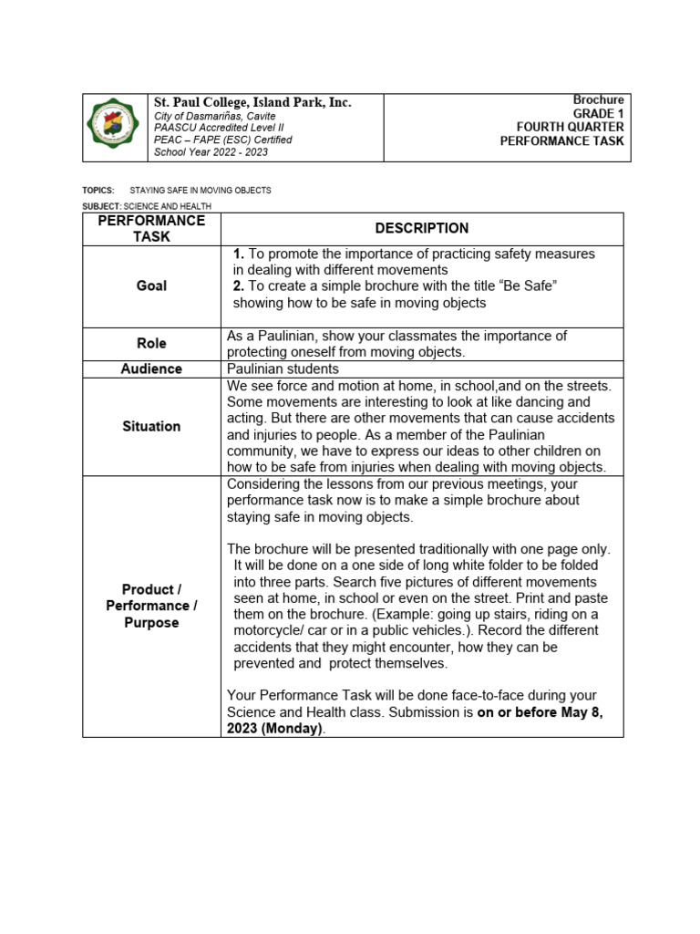 q4 - Peta - Science 1 | PDF