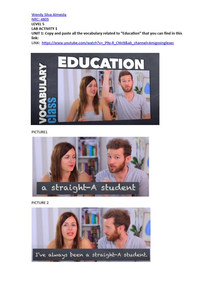 WENDY SILVA Lab Activity Unit 1 | PDF