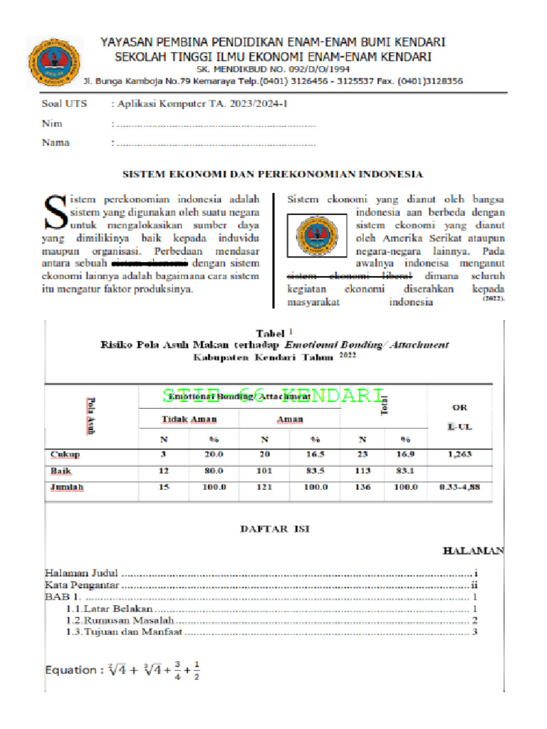 Soal Uts 2023 Aplikom | PDF
