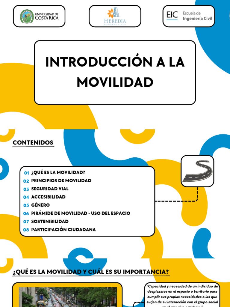 Introduccià N A La Movilidad Talleres | PDF | Transporte | Peatonal Introduccià N A La Movilidad Talleres | PDF | Transporte | Peatonal