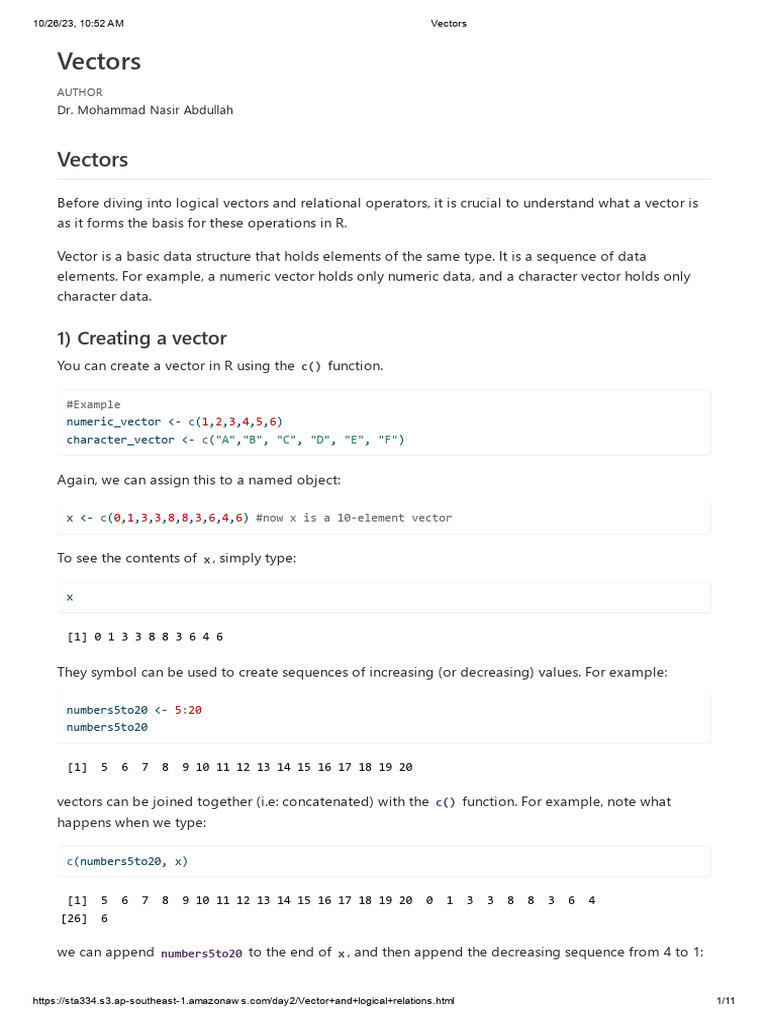 2. Vectors | PDF | Vector Space | Basis (Linear Algebra)