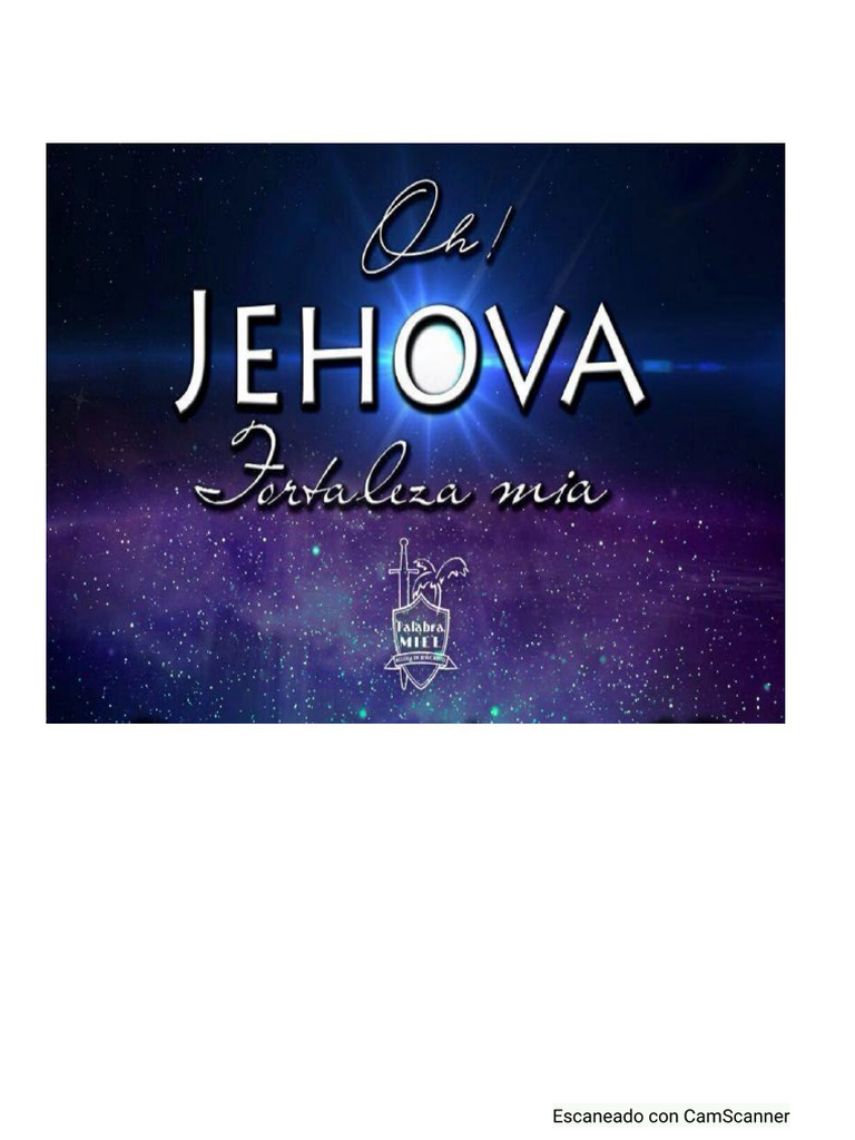 Oh Jehová Fortaleza Mia | PDF