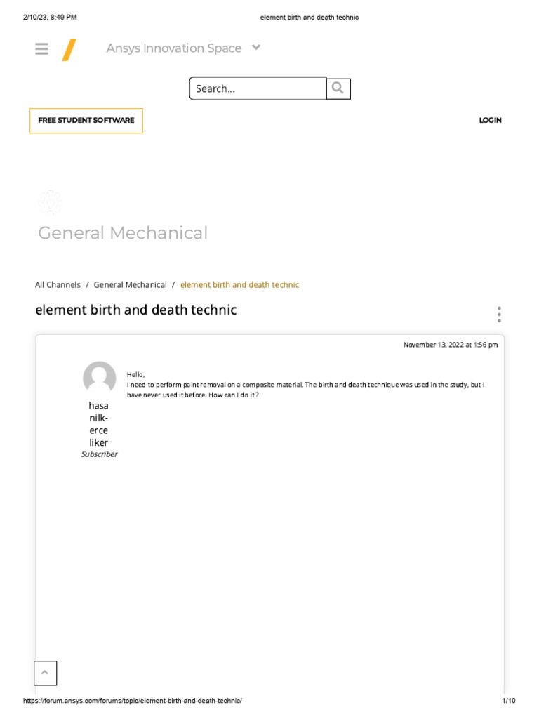 Ansys Element Birth and Death Guide | PDF | Computers