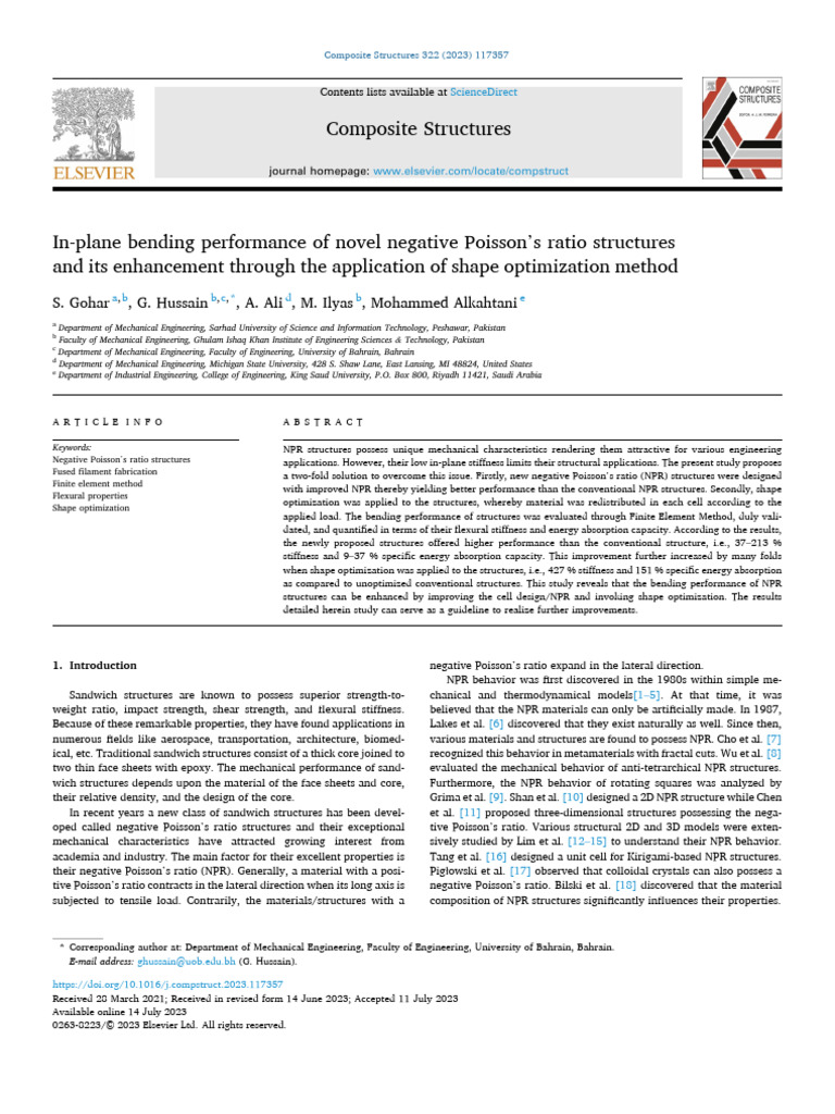 PHD Paper (Bending) | PDF