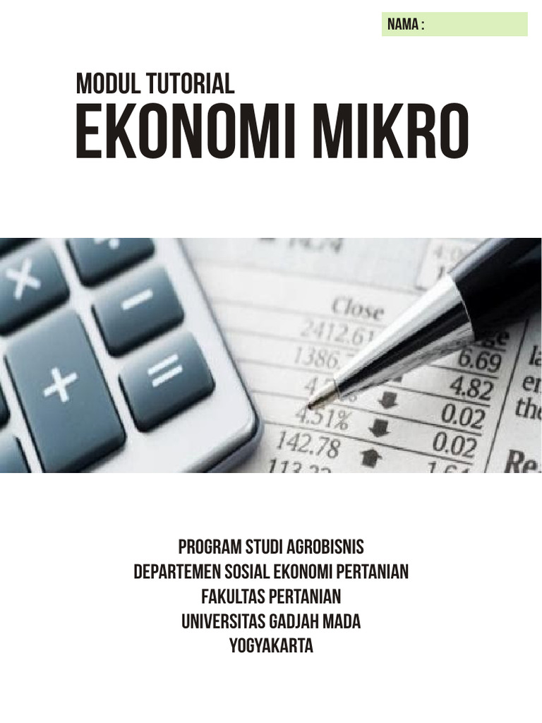Modul Ekonomi Mikro 2020 | PDF