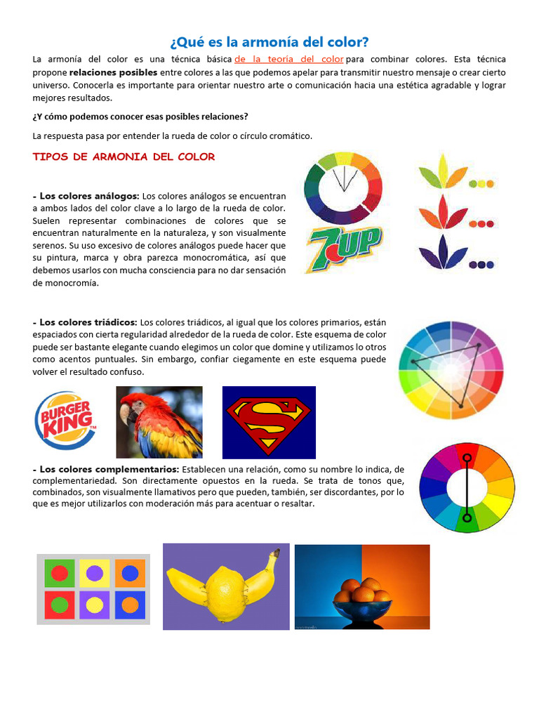 LA ARMONIA DEL COLOR 5° - EDA 8 | PDF