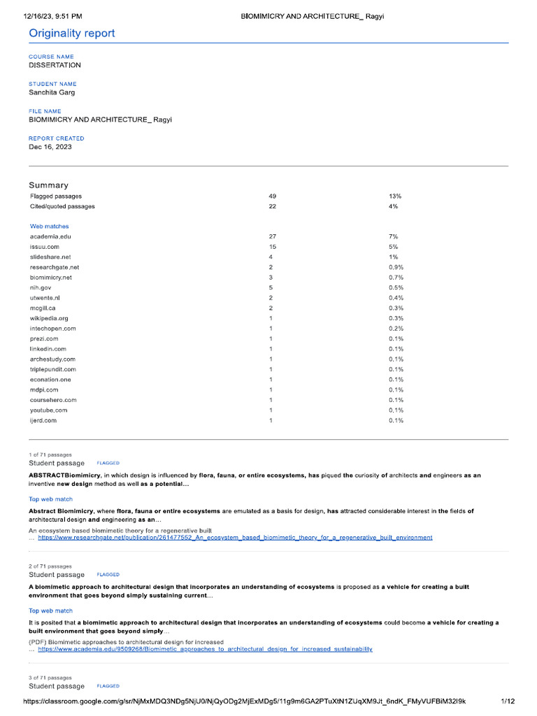 Ragyi Plag Report | PDF
