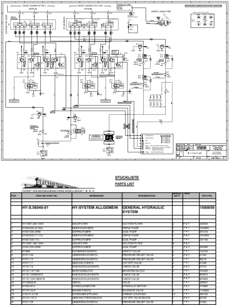Hydraulic Drawing For Cam 3x | PDF | Pump | Valve