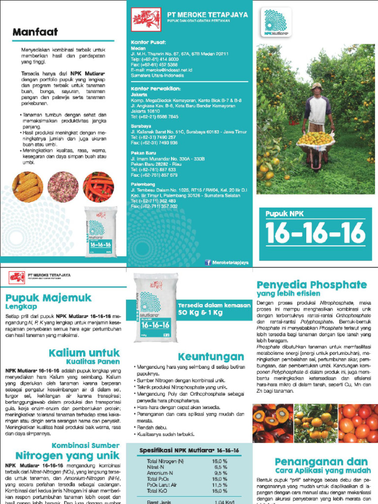 1 Brosur NPK - Compressed | PDF