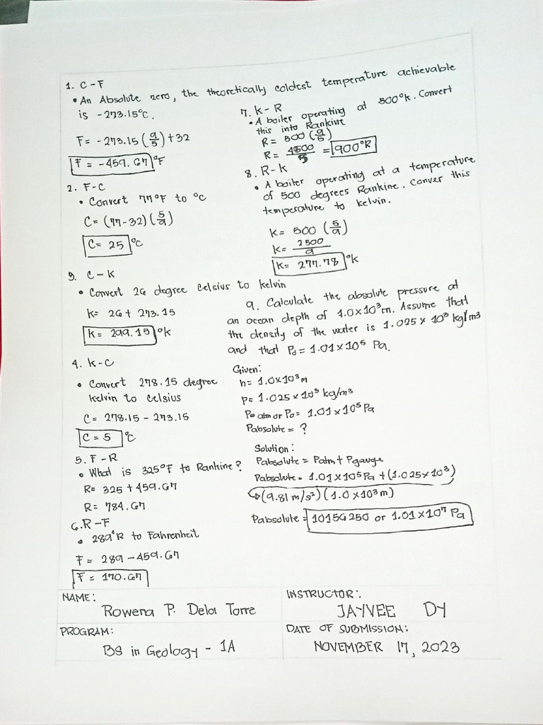 Dela Torre - Problem Set No. 5 | PDF