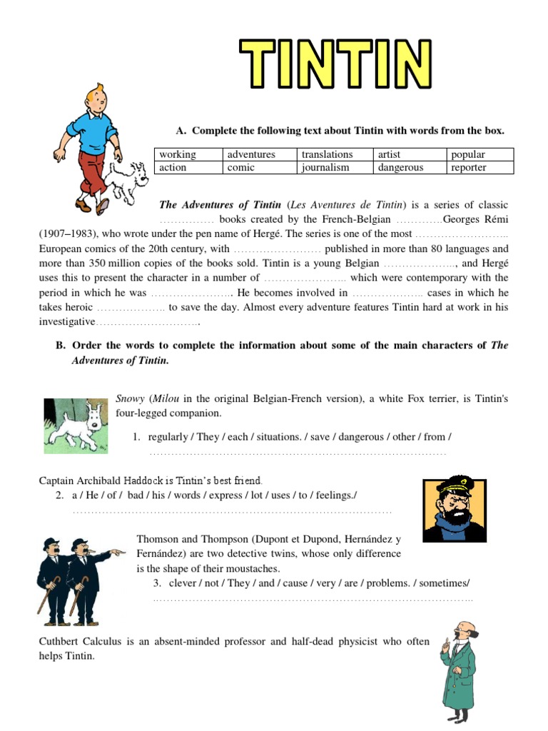 Tintin: Adventures and Film Insights | PDF | History