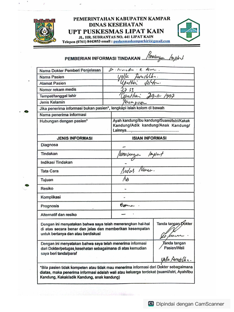 Inform Consent KB | PDF