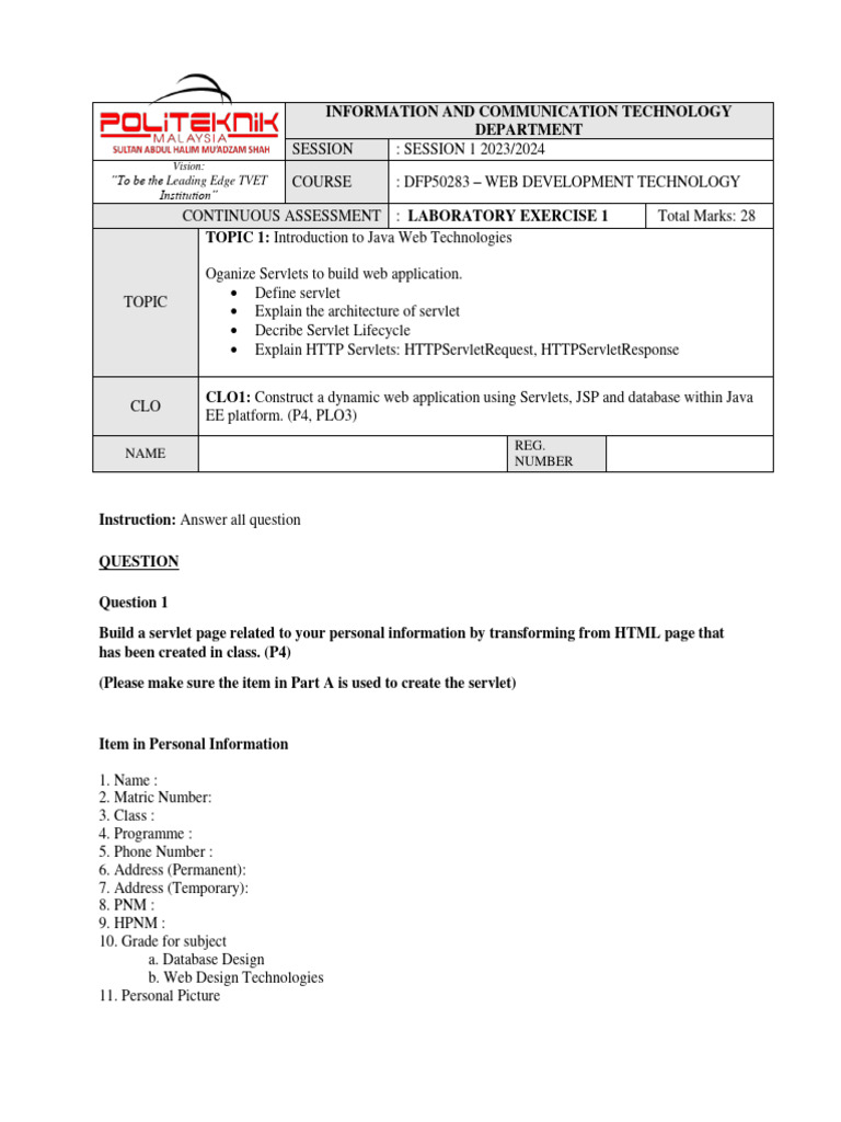 Latihan Saja | Download Free PDF | Java (Programming Language) | World Wide Web